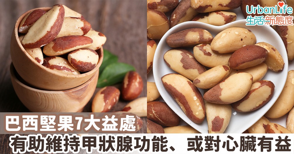 【巴西堅果】有助維持甲狀腺功能、對心臟有益 巴西堅果7大益處 Urbanlife 健康新態度
